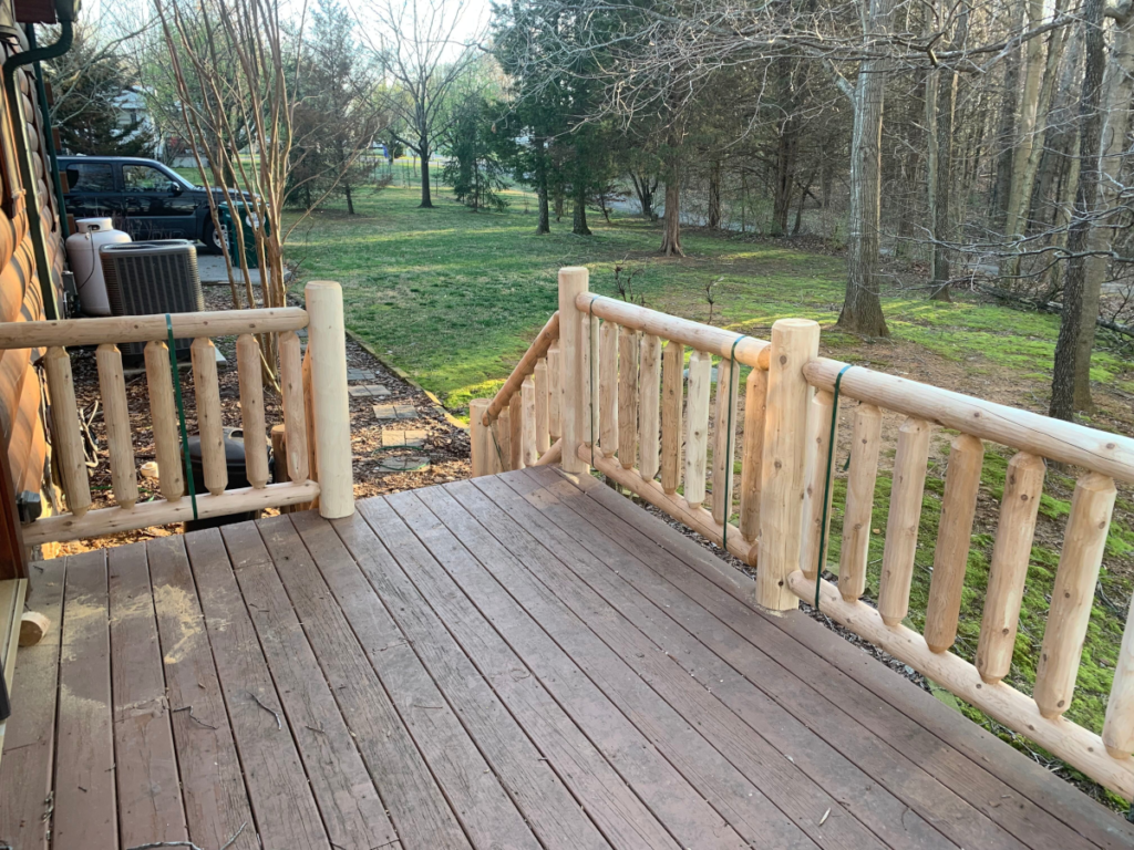 Home | Cedar Log Railings